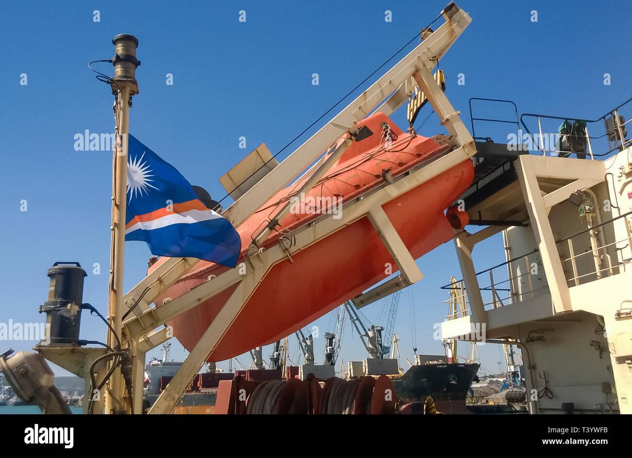 Oil Tanker Lifeboat High Resolution Stock Photography and Images - Alamy