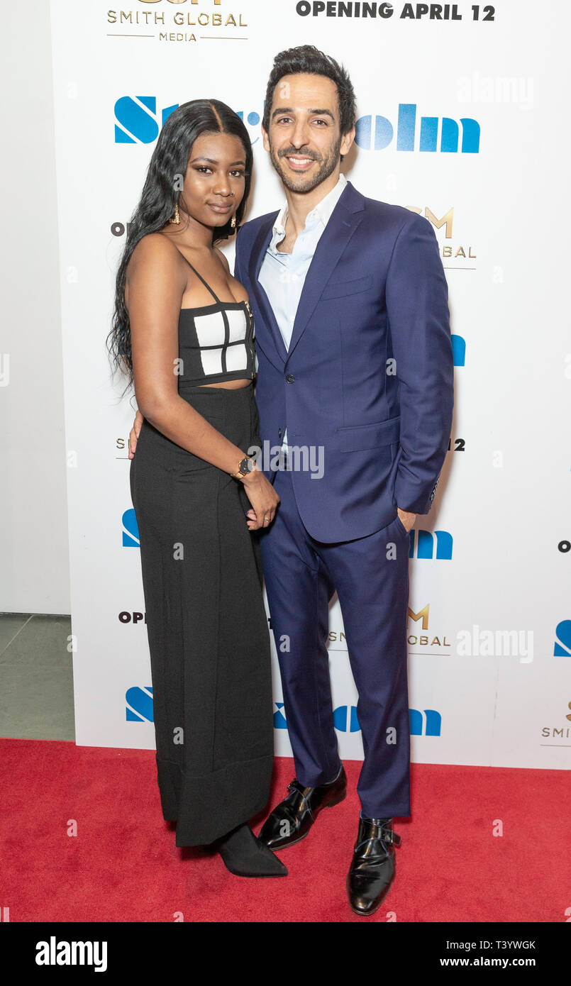 New York, NY - April 11, 2019: Ornella Suad and Amir Arison attend ...