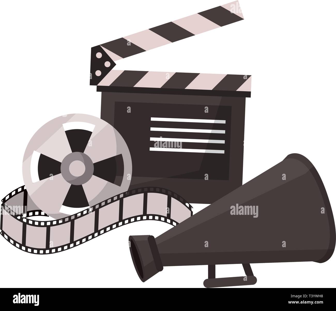 Cinema and movies cartoons Stock Vector Image & Art - Alamy