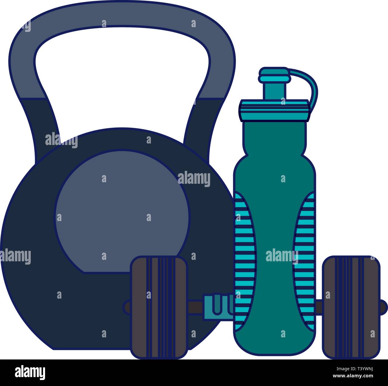 Cartoons dumbbell hi-res stock photography and images - Alamy