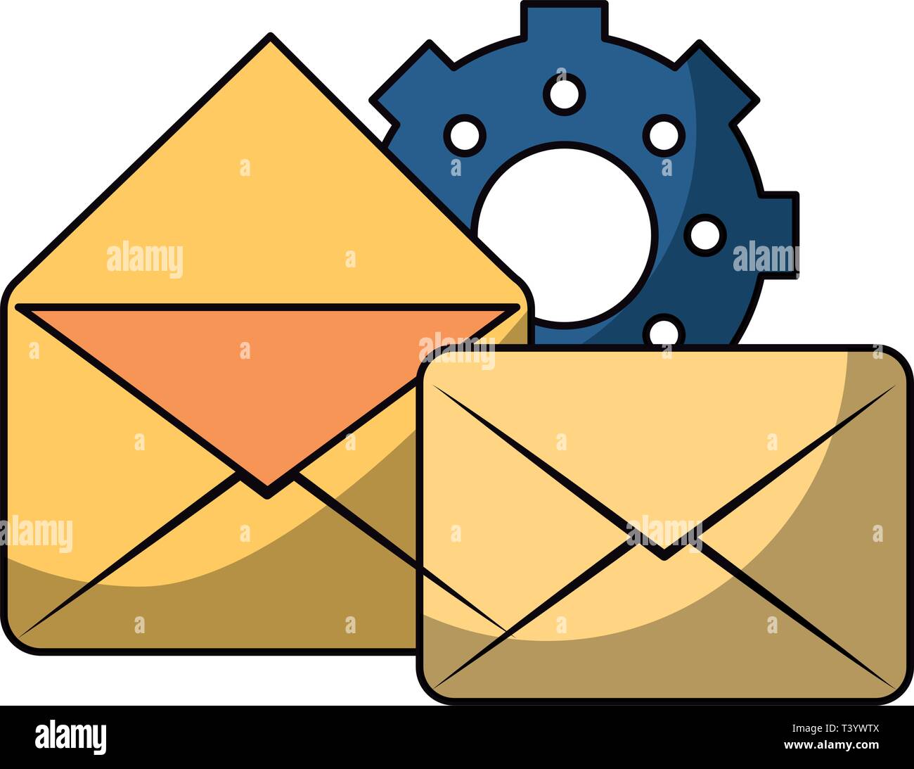 Email business communication Stock Vector Image & Art - Alamy