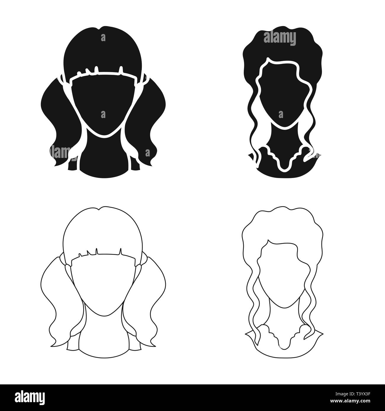 Isolated object of professional and photo icon. Set of professional and ...