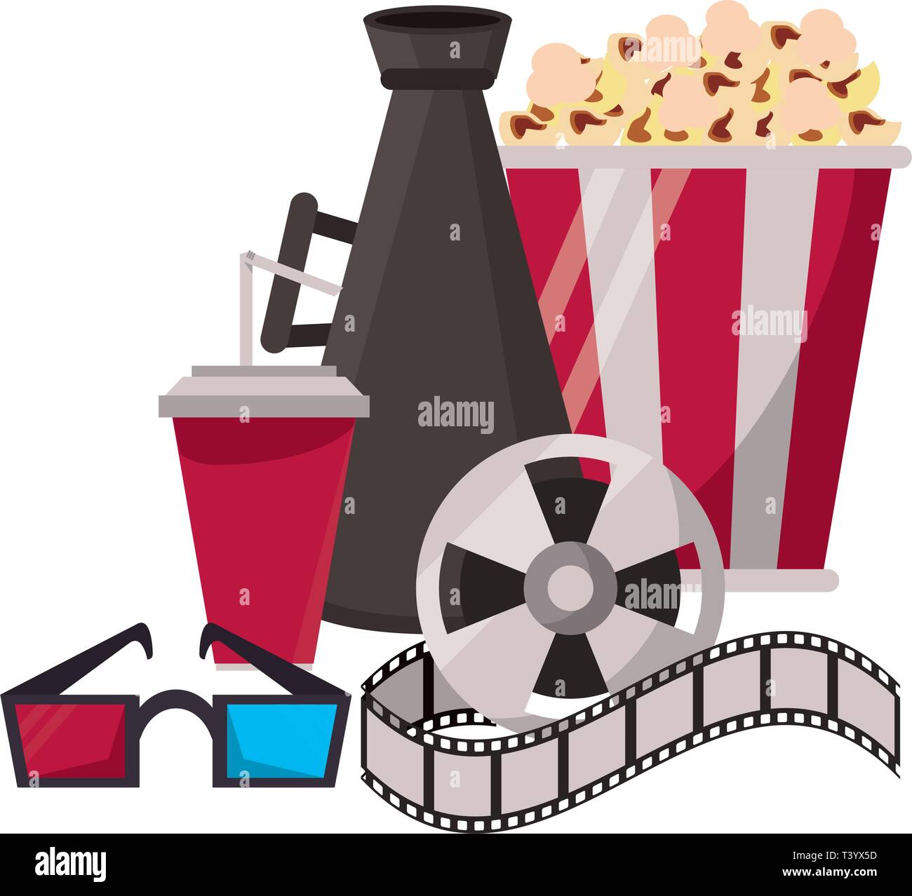 Cinema and movies cartoons Stock Vector Image & Art - Alamy