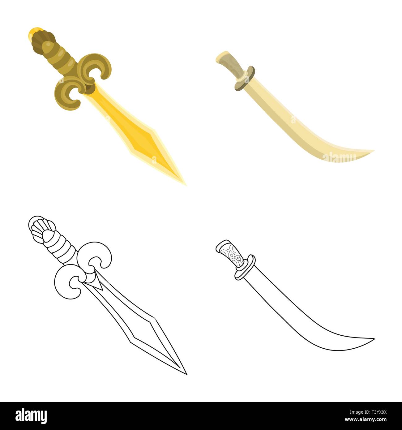 power,scimitar,hilt,conqueror,battle,gold,old,copper,handle,ornament ...