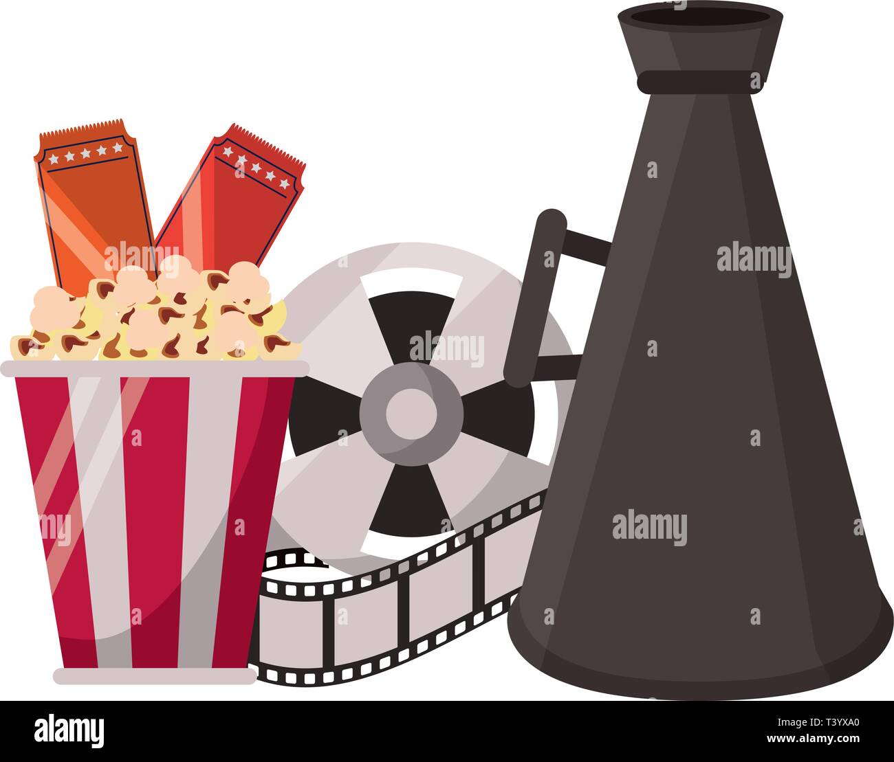 Cinema and movies cartoons Stock Vector Image & Art - Alamy