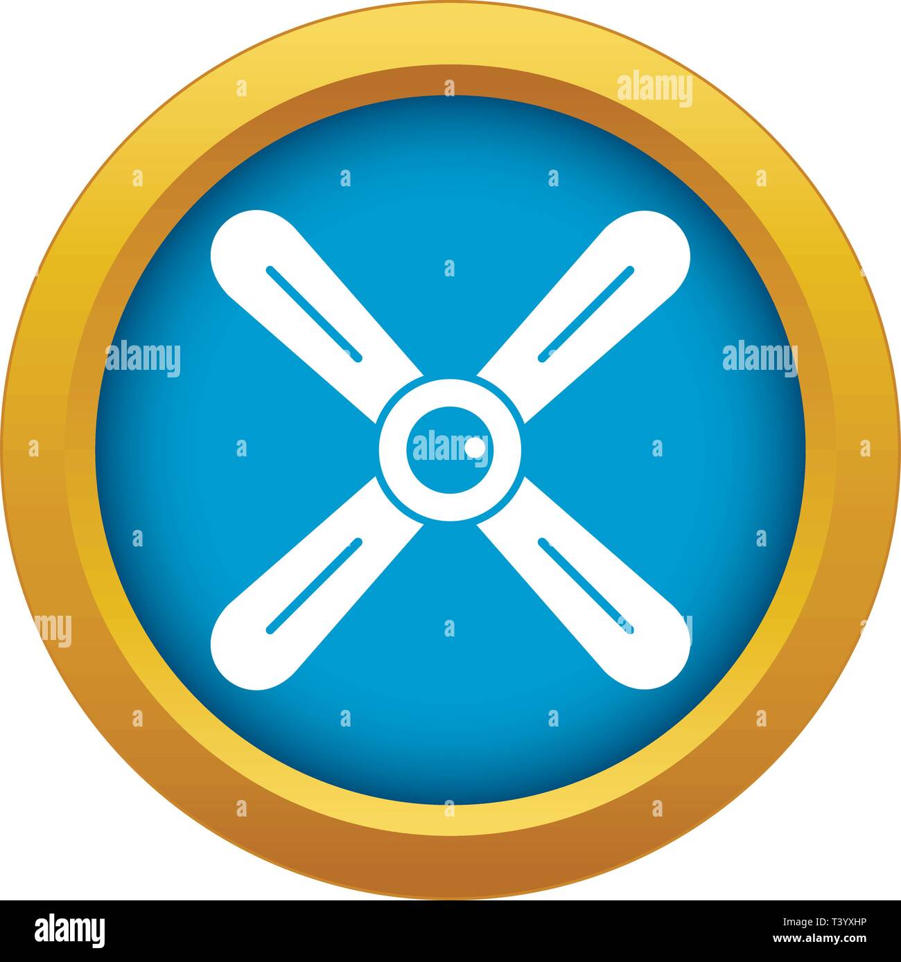 Propeller icon blue vector isolated Stock Vector Image & Art - Alamy