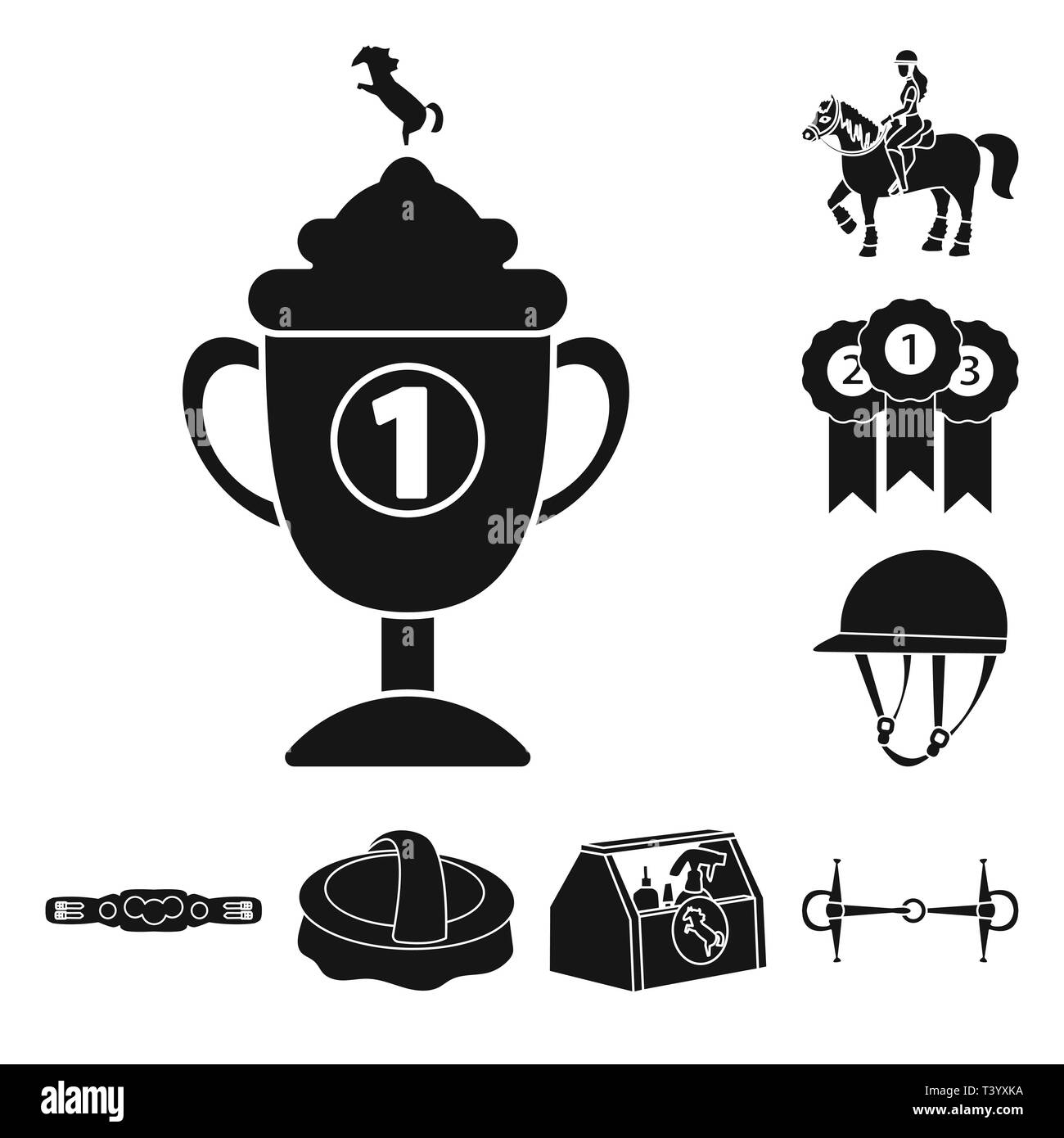 Vector illustration of sport and competition logo. Set of sport and ...