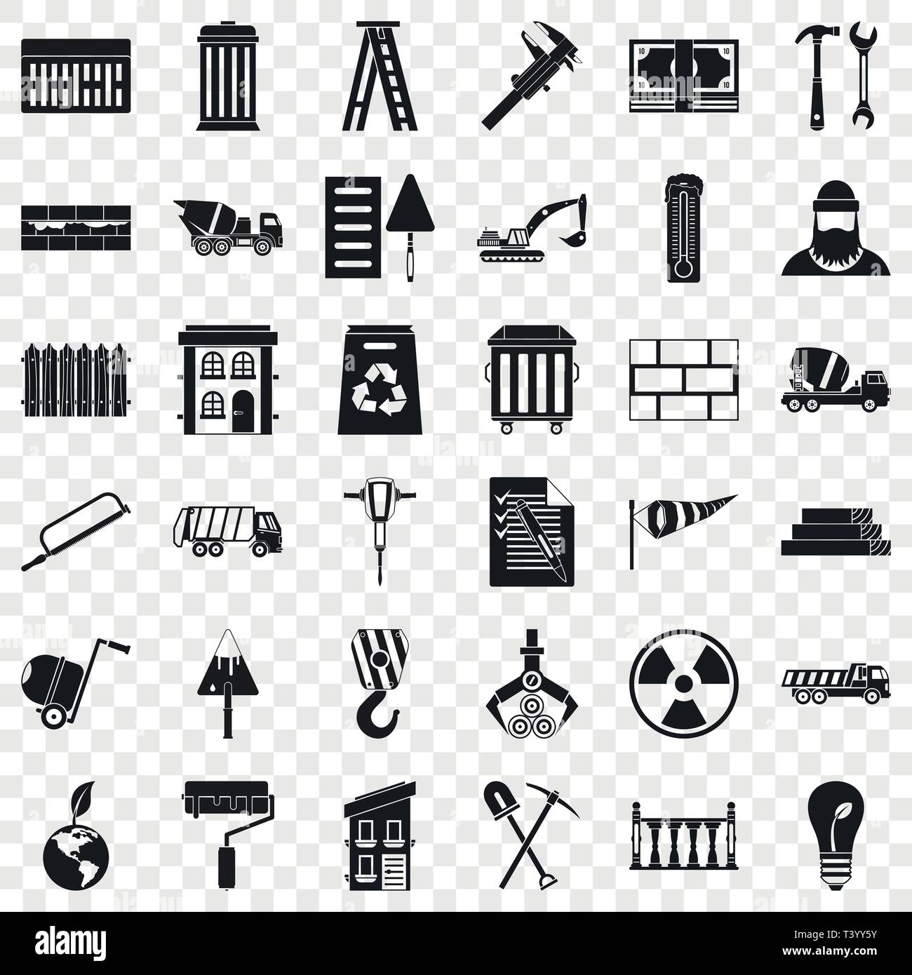 Building Construction Icons