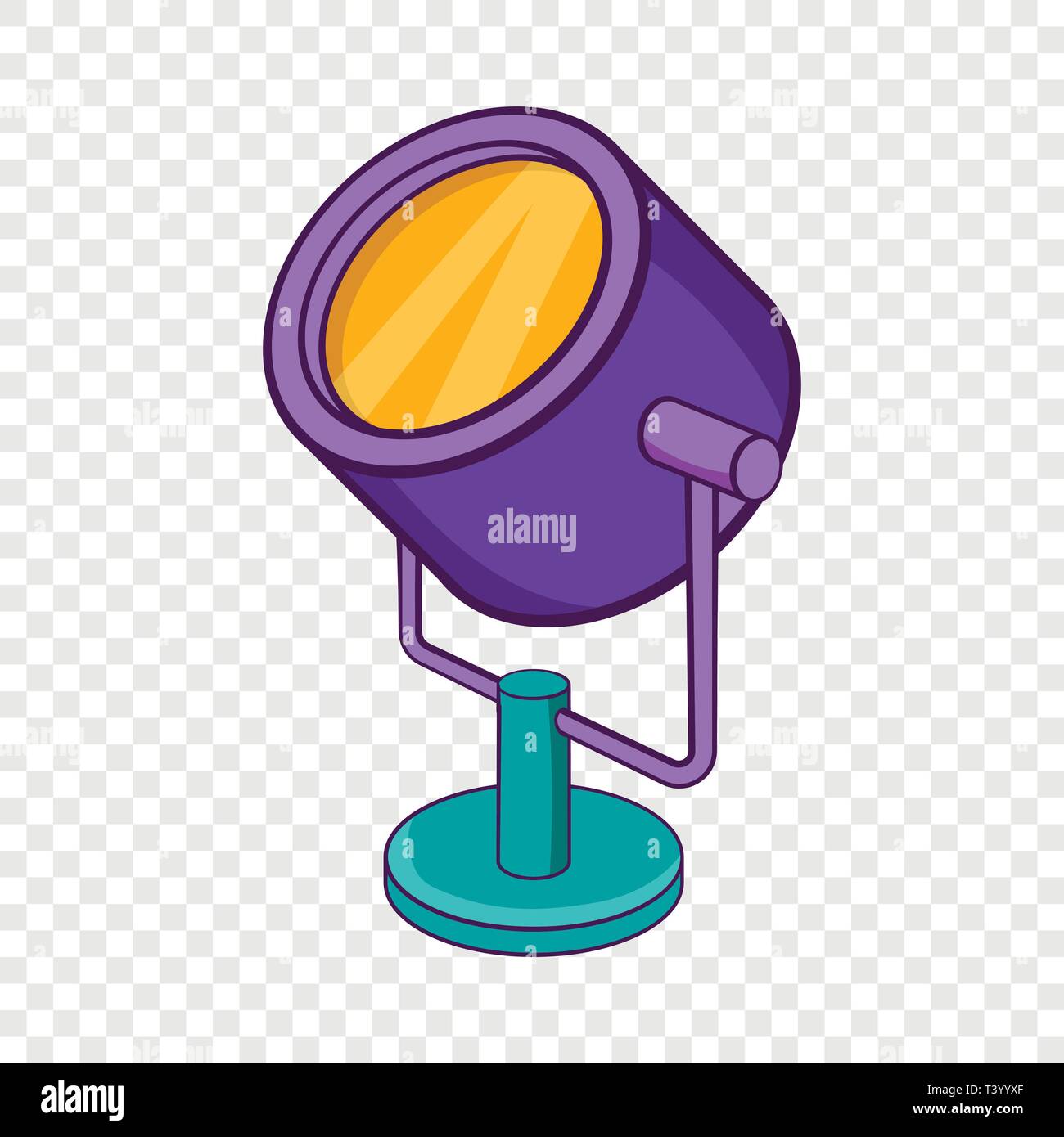 Spotlight icon, cartoon style Stock Vector Image & Art - Alamy