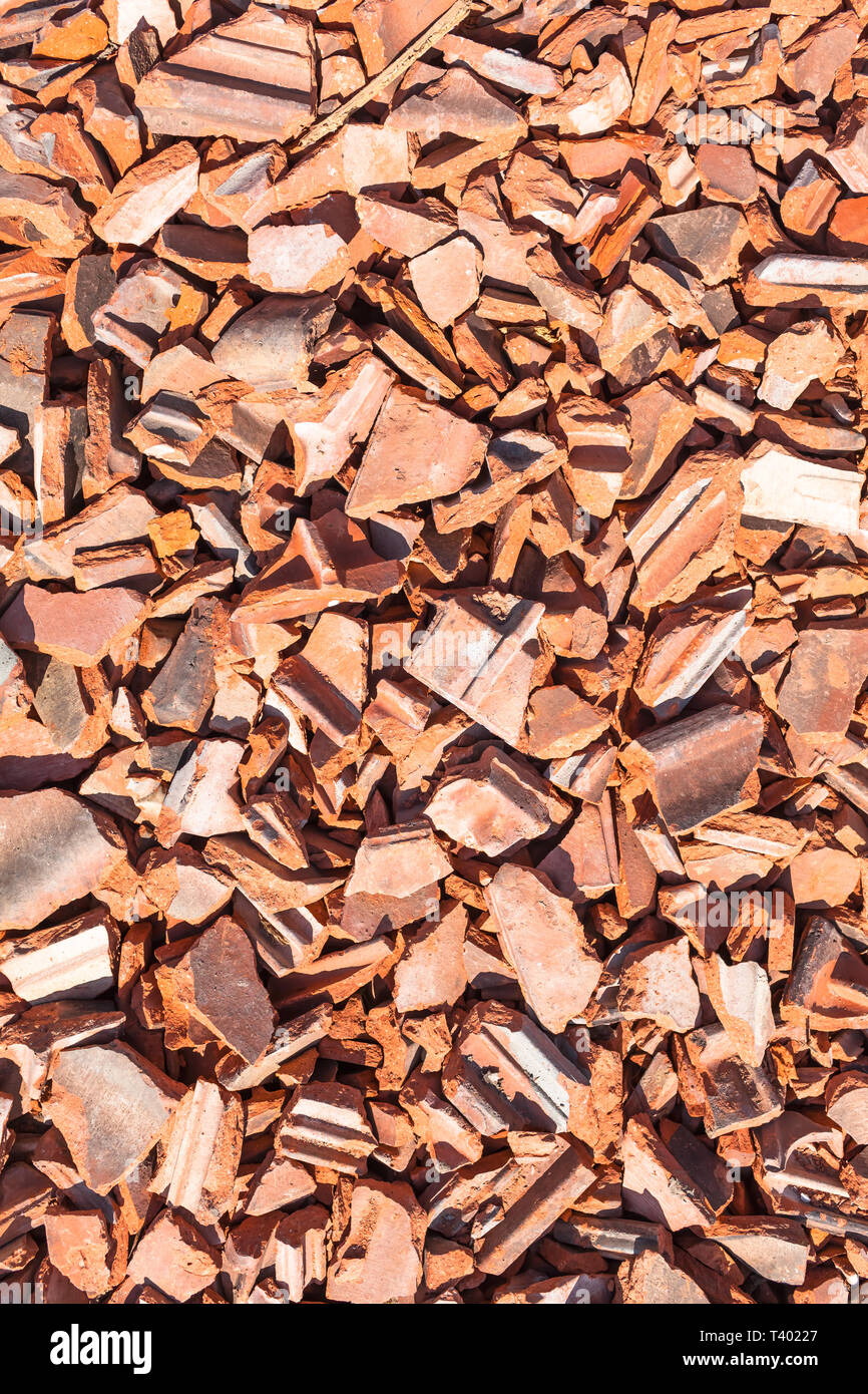 Broken red roof hi-res stock photography and images - Alamy