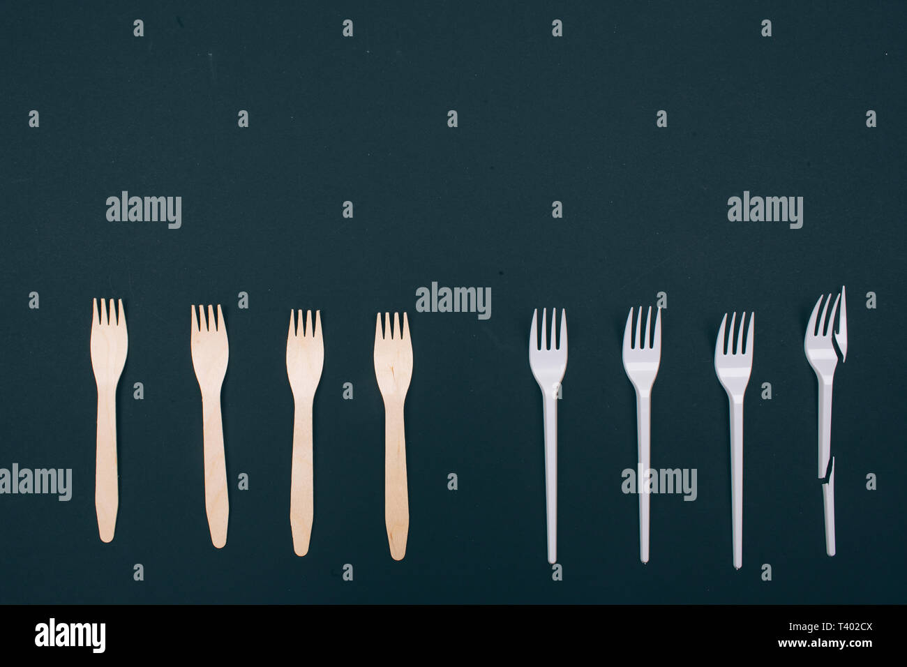 Be plastic free. Zero waste. Eco-friendly natural and single-use forks ...