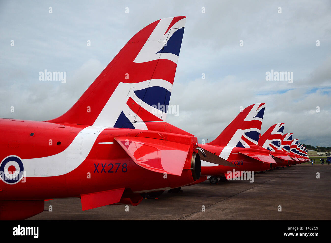 Union jack flag on tail hi-res stock photography and images - Alamy