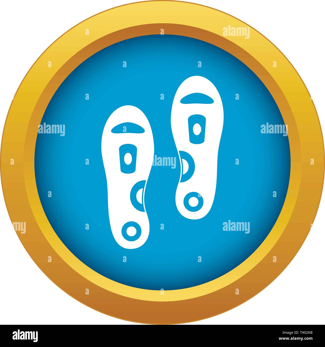 Orthopedic insoles icon blue vector isolated Stock Vector Image & Art ...