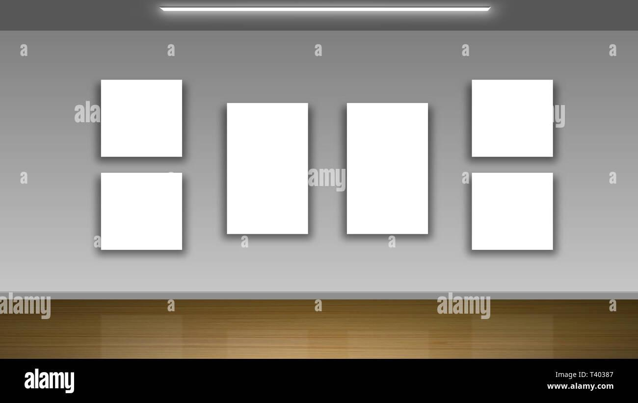 Gallery - room framework decoration Stock Photo - Alamy