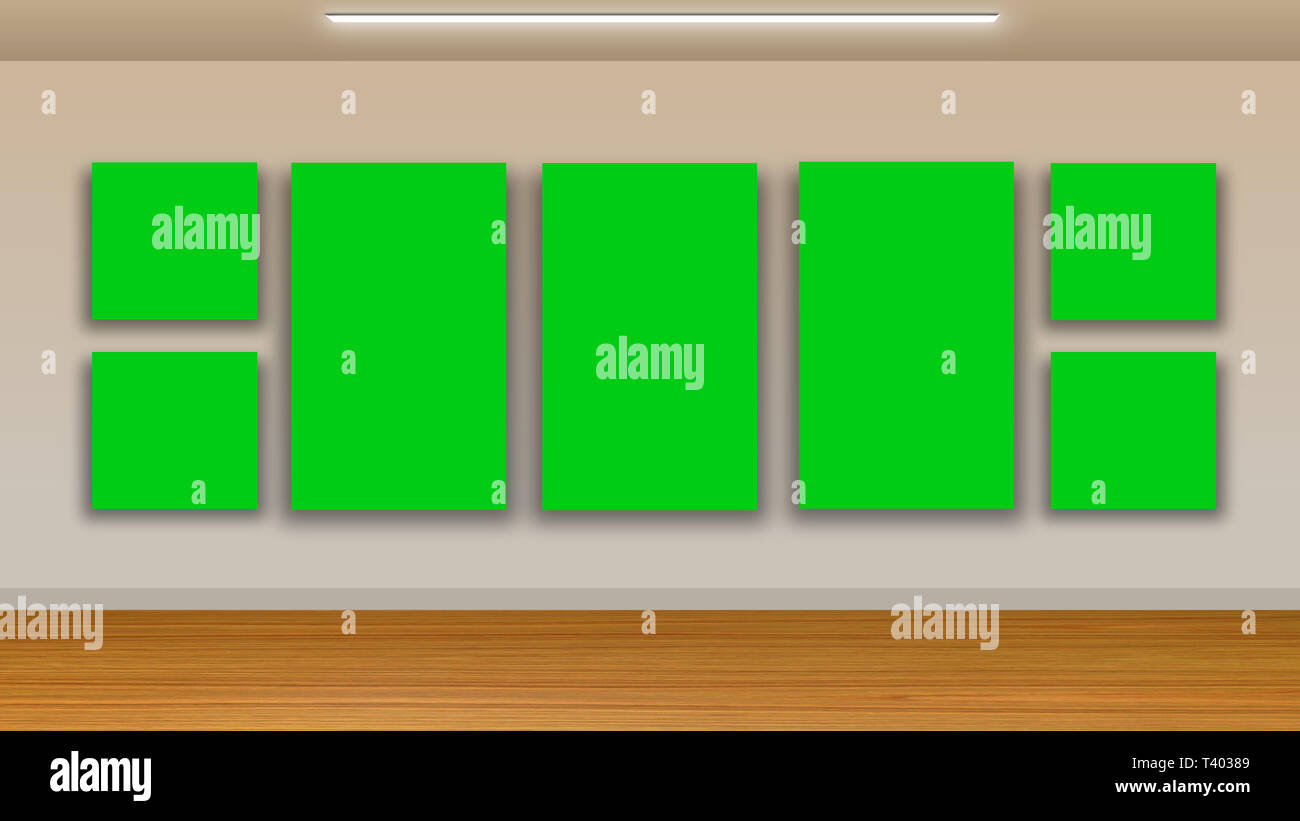 Gallery - room framework decoration Stock Photo - Alamy