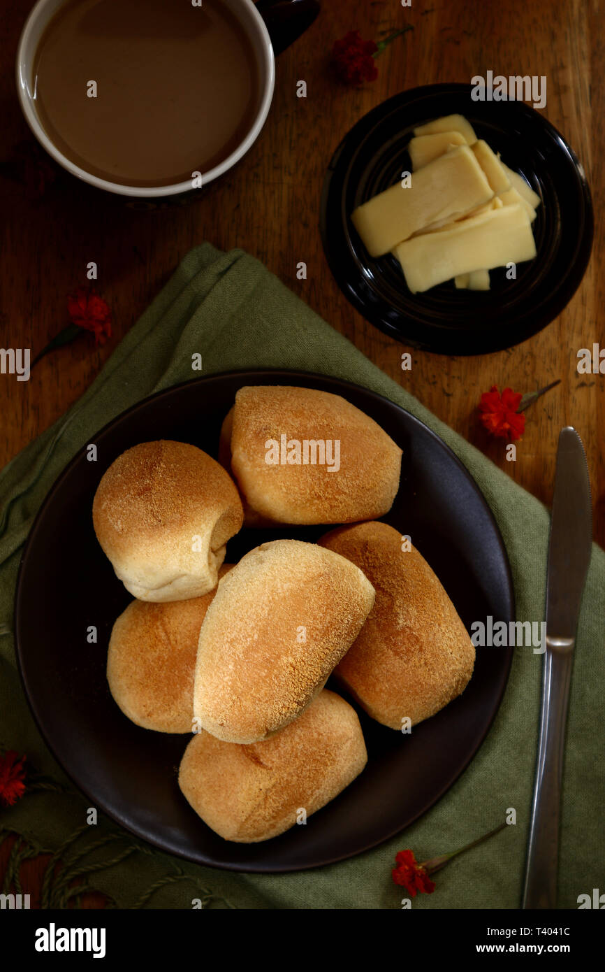 Photo of local Filipino delicacy Pan de Sal or salted bread rolls Stock ...