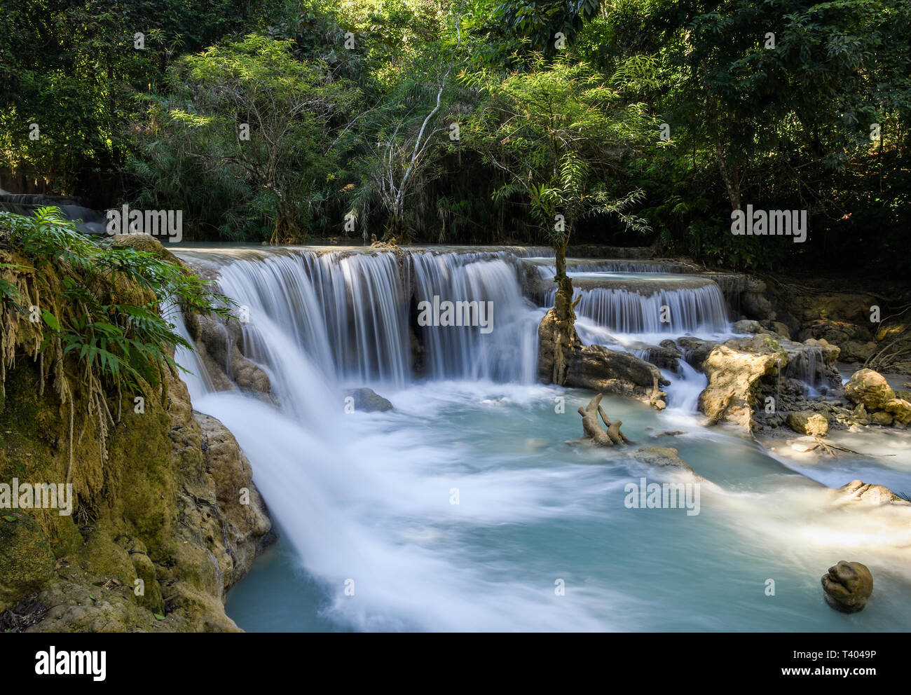 Luang prabang laos waterfall hi-res stock photography and images - Alamy