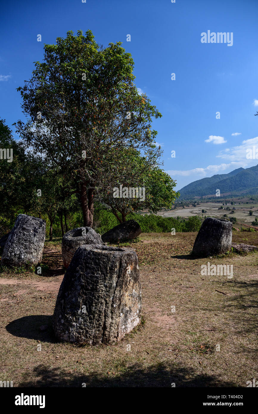 Plain of Jars, Phonsavan, Laos Stock Photo - Alamy