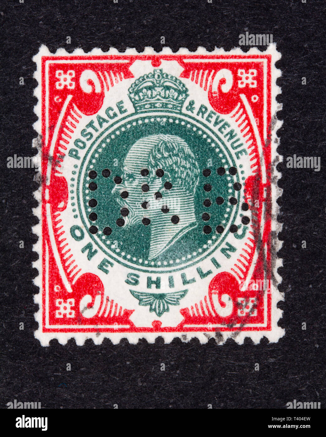 King Edward VII postage stamp Stock Photo - Alamy