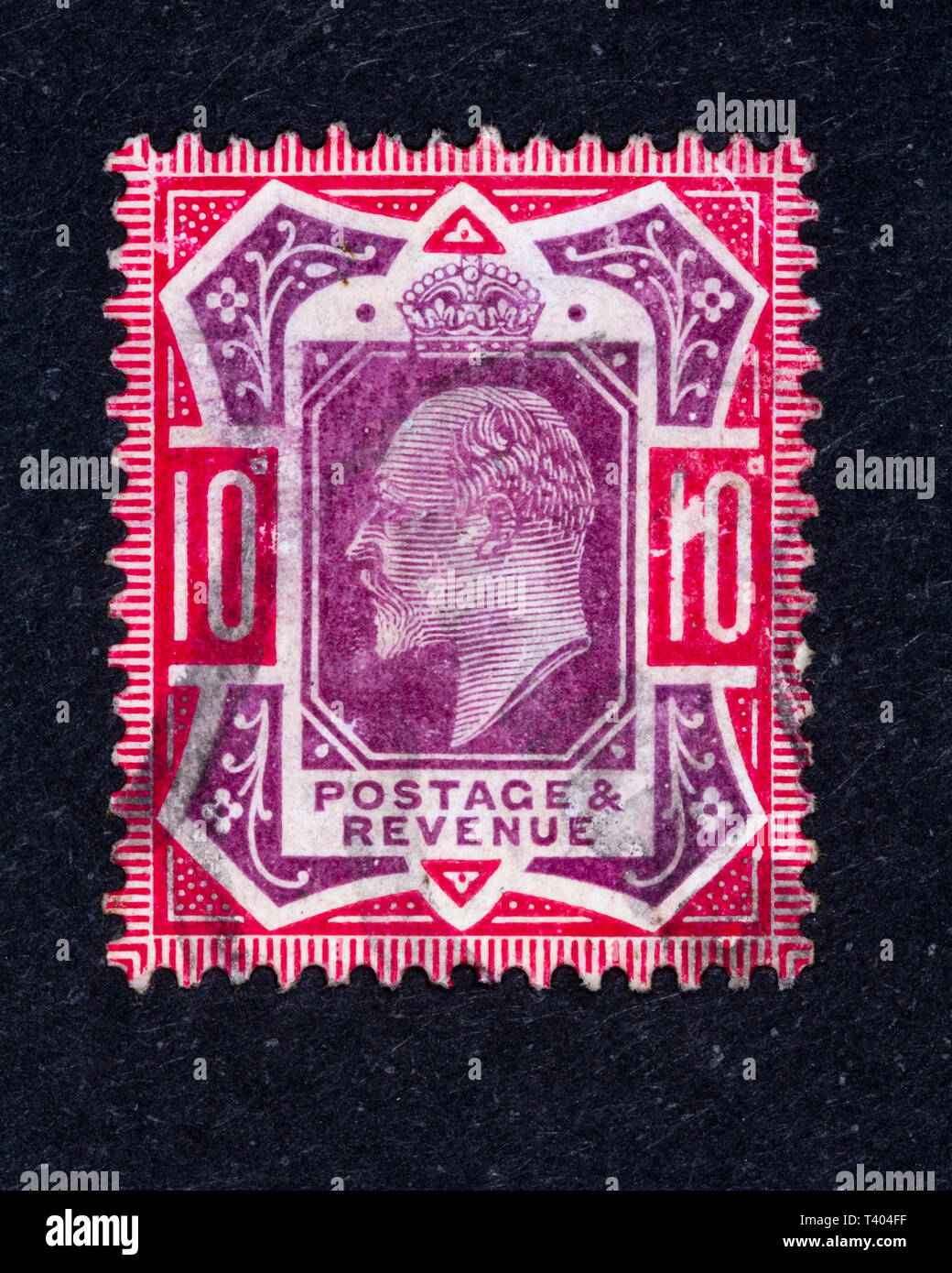 King Edward VII postage stamp Stock Photo - Alamy