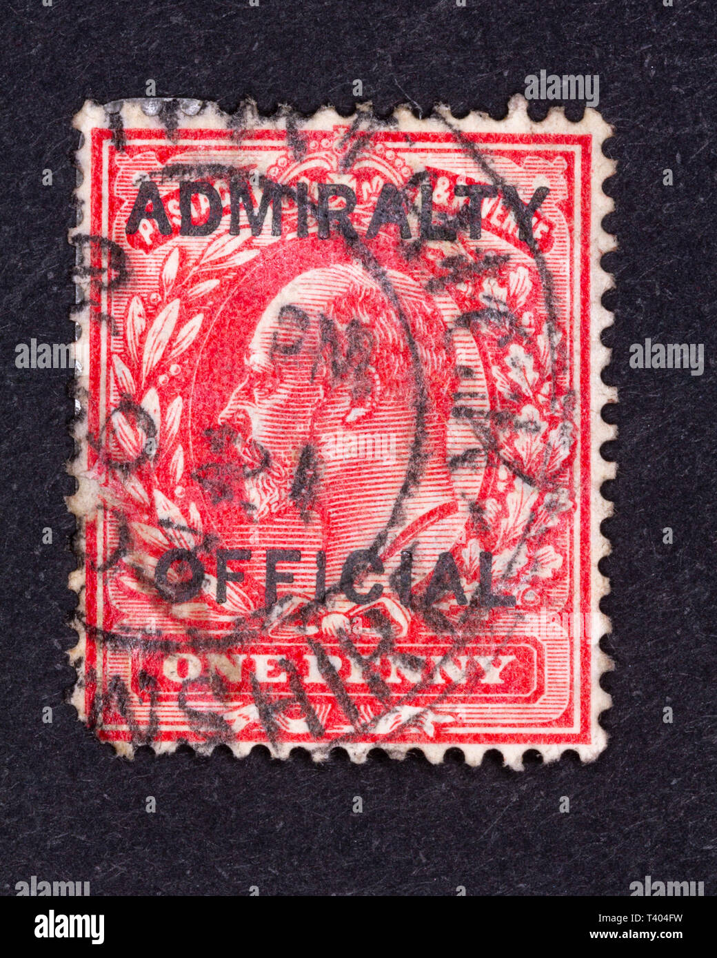 King Edward VII postage stamp Stock Photo - Alamy
