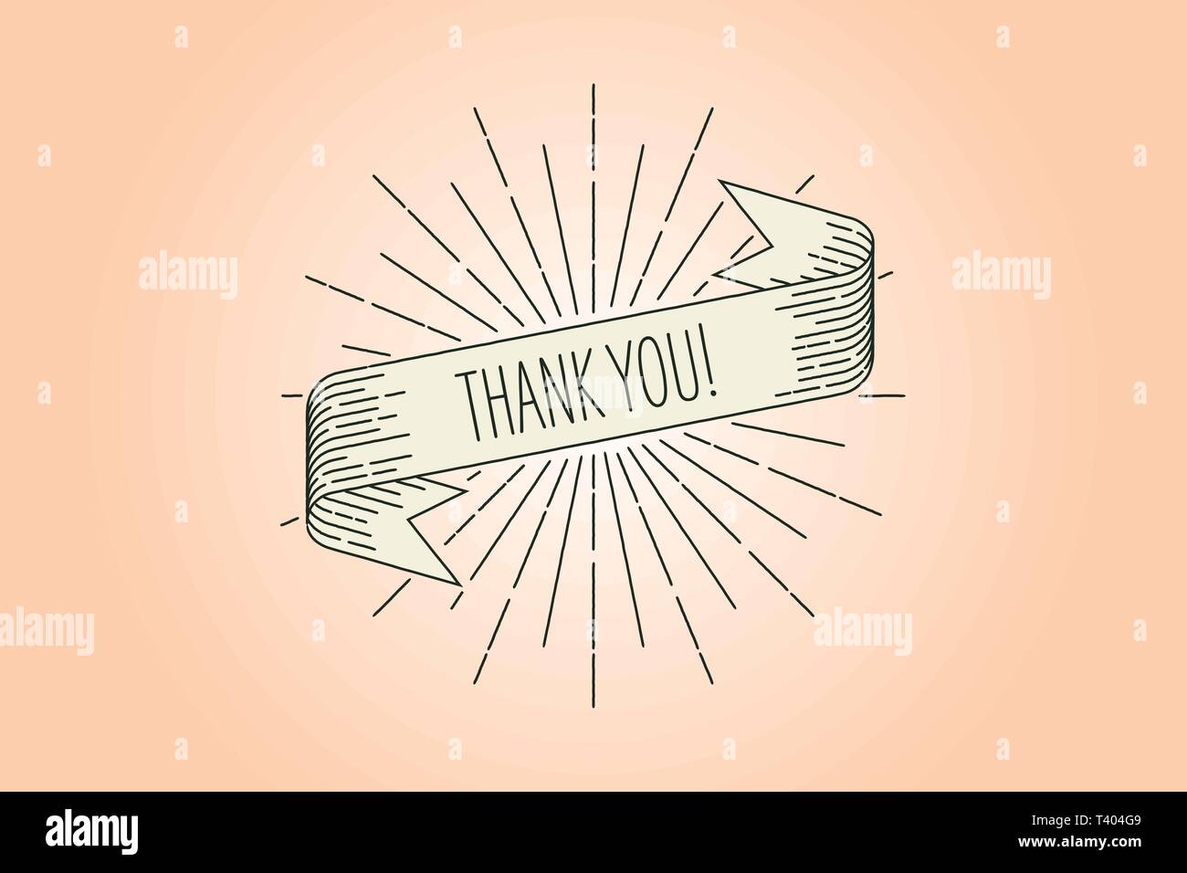 Vintage thank you card hi-res stock photography and images - Alamy