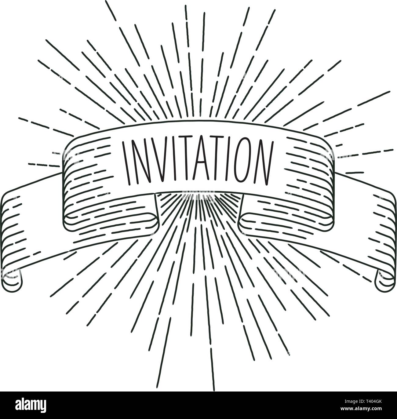 Communication invitation Stock Vector Images - Alamy