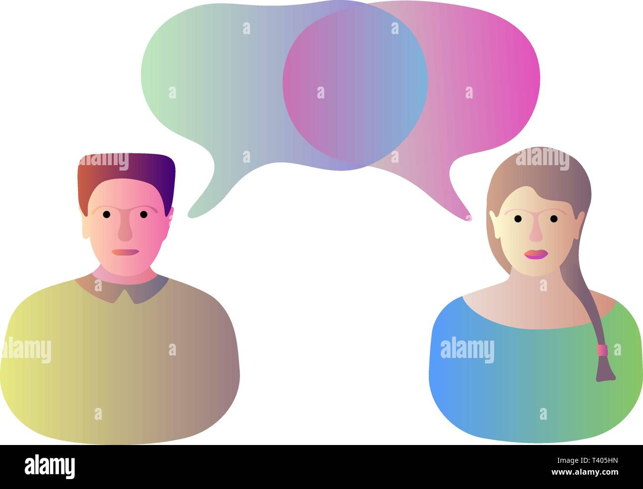 Dialog vectors hi-res stock photography and images - Alamy