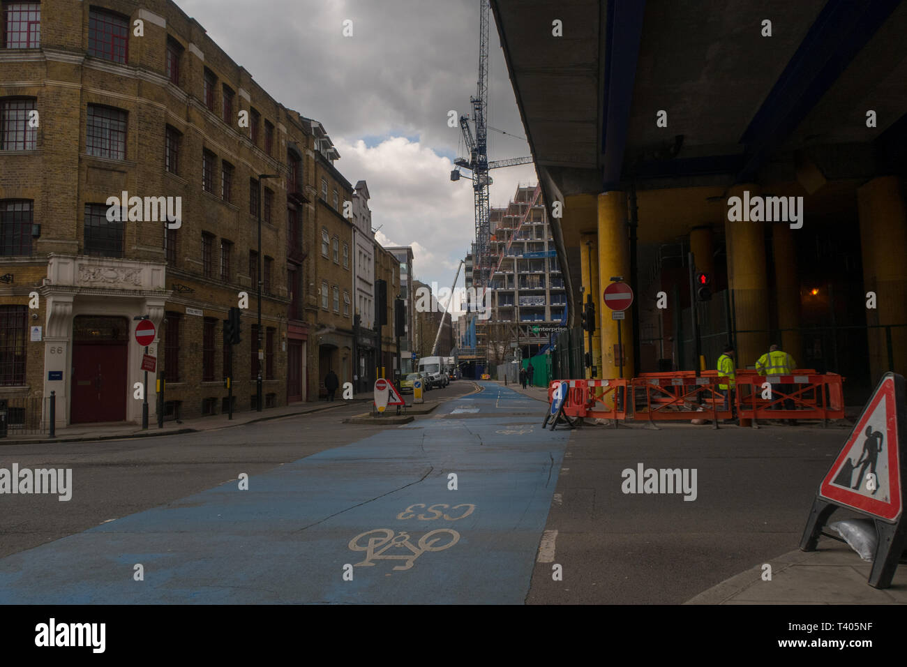 Cable Street junction Stock Photo - Alamy
