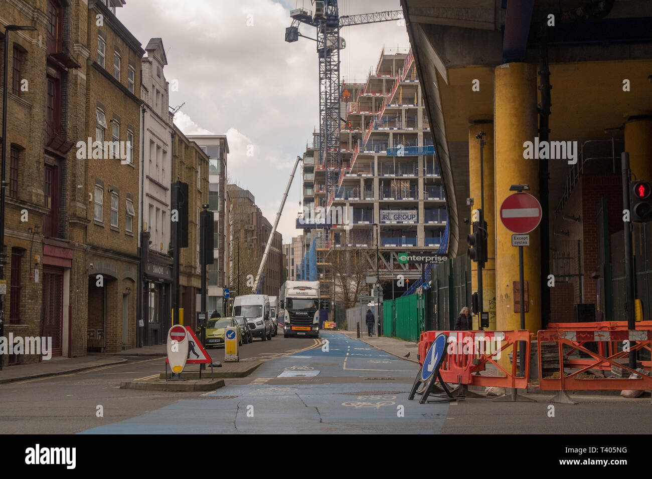 Cable Street junction Stock Photo - Alamy