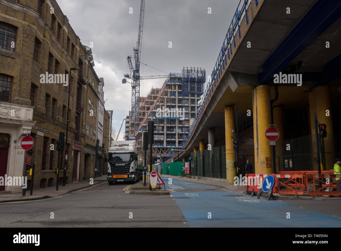 Cable Street junction Stock Photo - Alamy