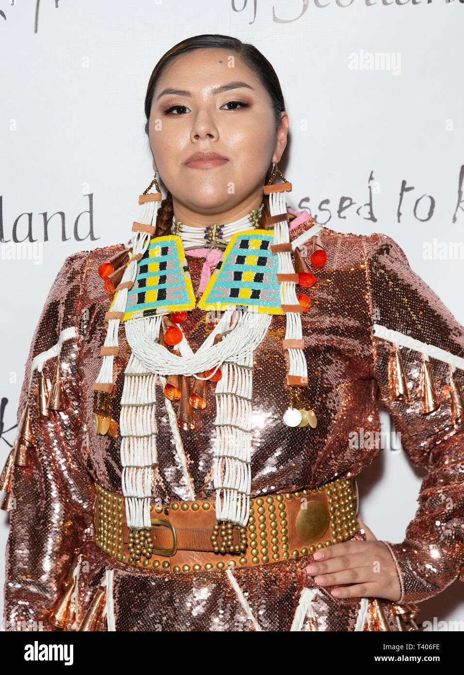 New York, NY - April 5, 2019: Sierra of Dakotas attends Dressed to Kilt ...