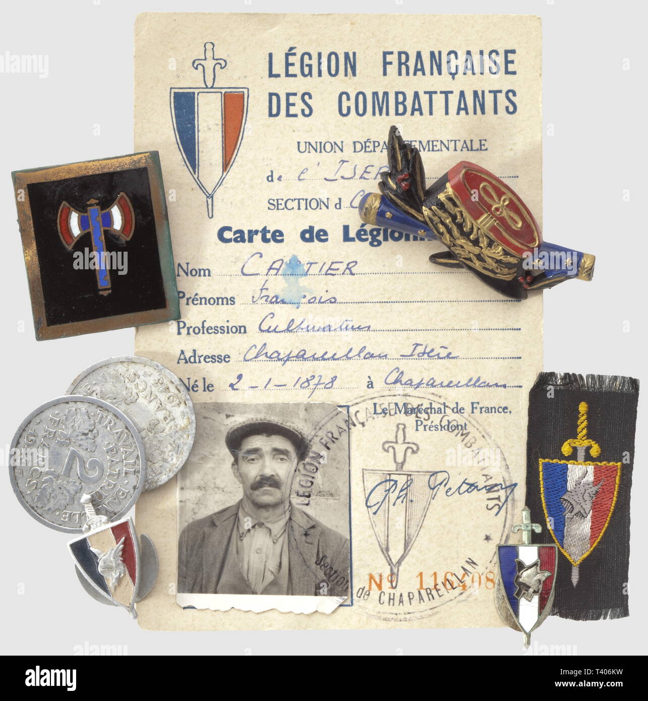 Carte de guerre mondiale hi-res stock photography and images - Alamy