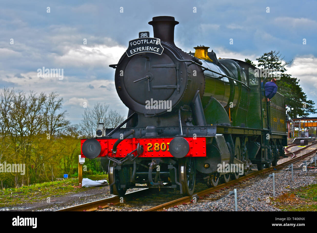 The Gloucester Warwickshire Steam Railway.Engine 2807(a 28xx' class ...
