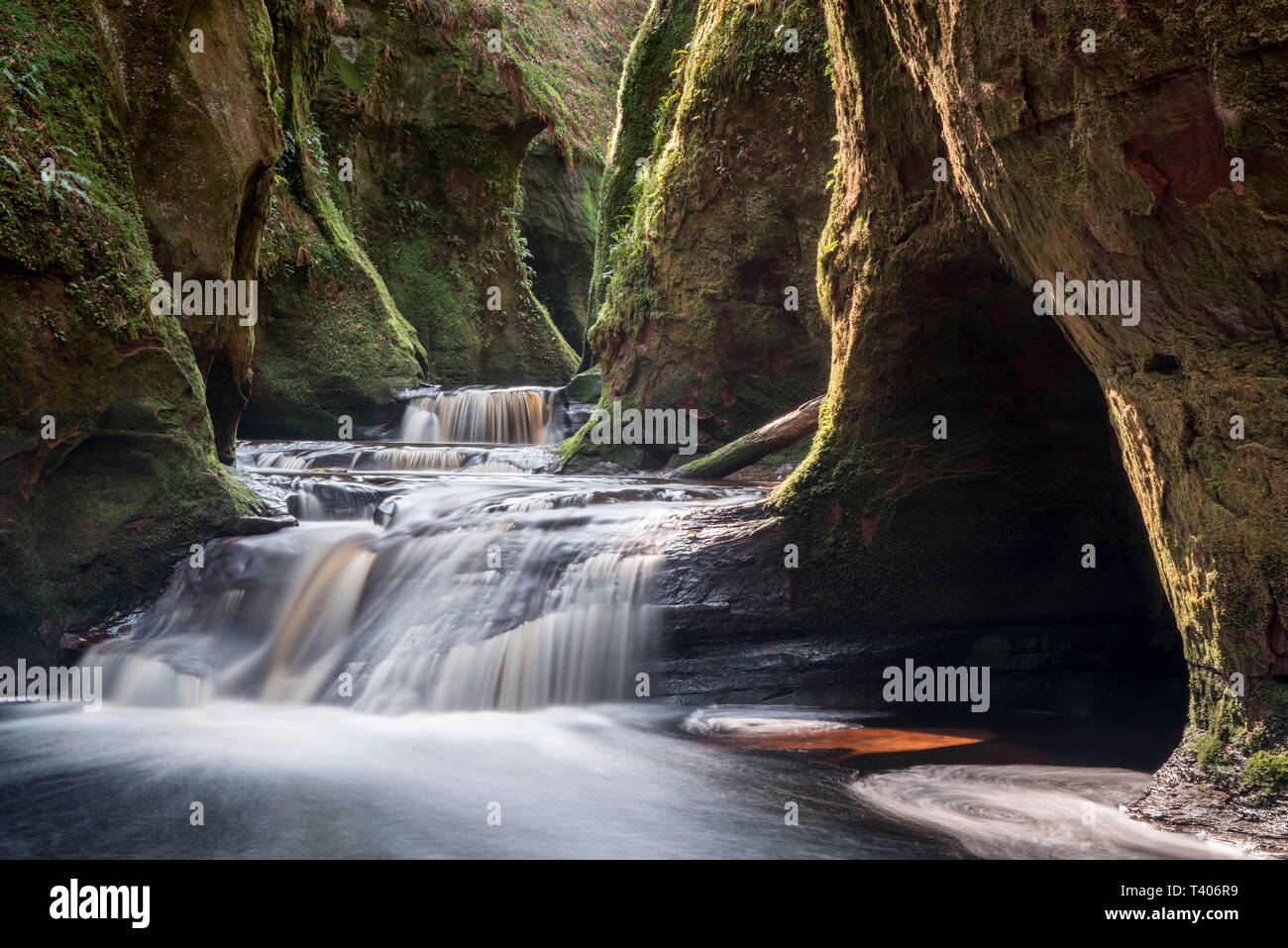 Carnock Burn and the Devil's Pulpit in Finnich Glen Stirlingshire ...