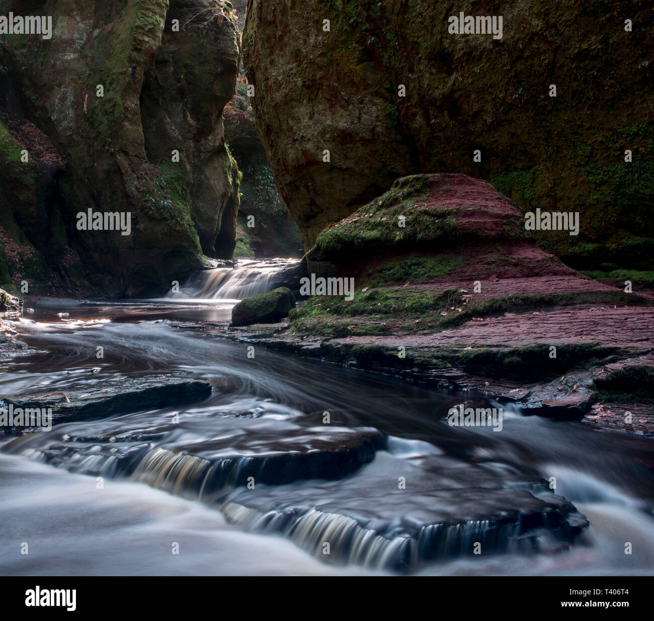 Carnock Burn and the Devil's Pulpit in Finnich Glen Stirlingshire ...