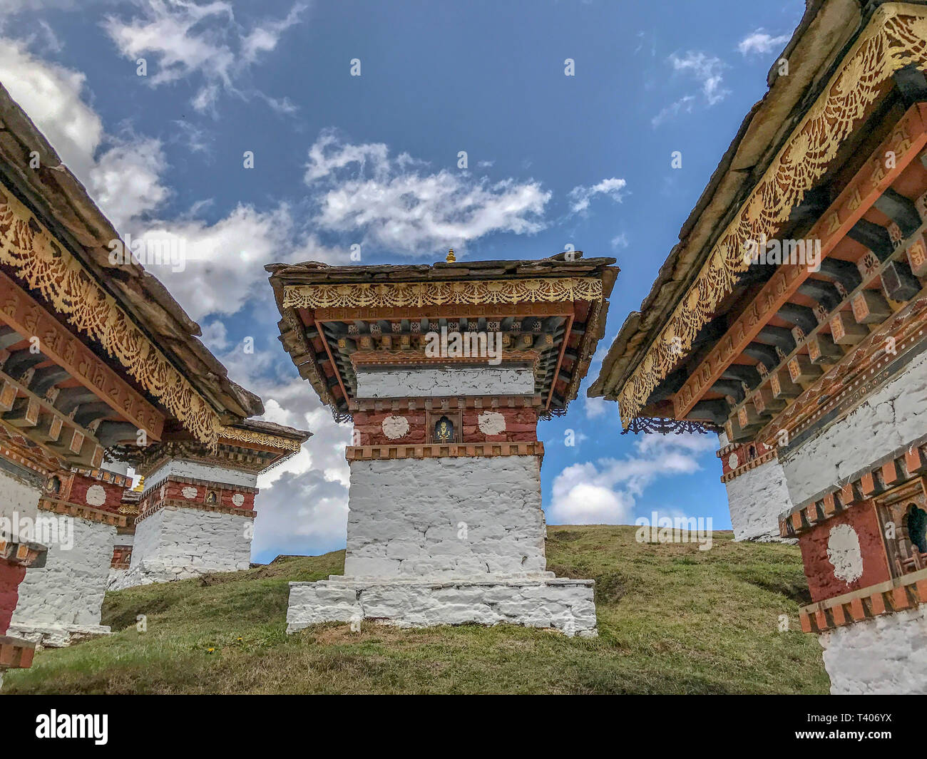 Bhutan Thimphu Bhutan Buddhist temple Stock Photo - Alamy