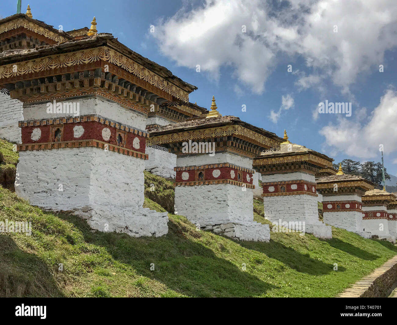Bhutan Thimphu Bhutan Buddhist temple Stock Photo - Alamy