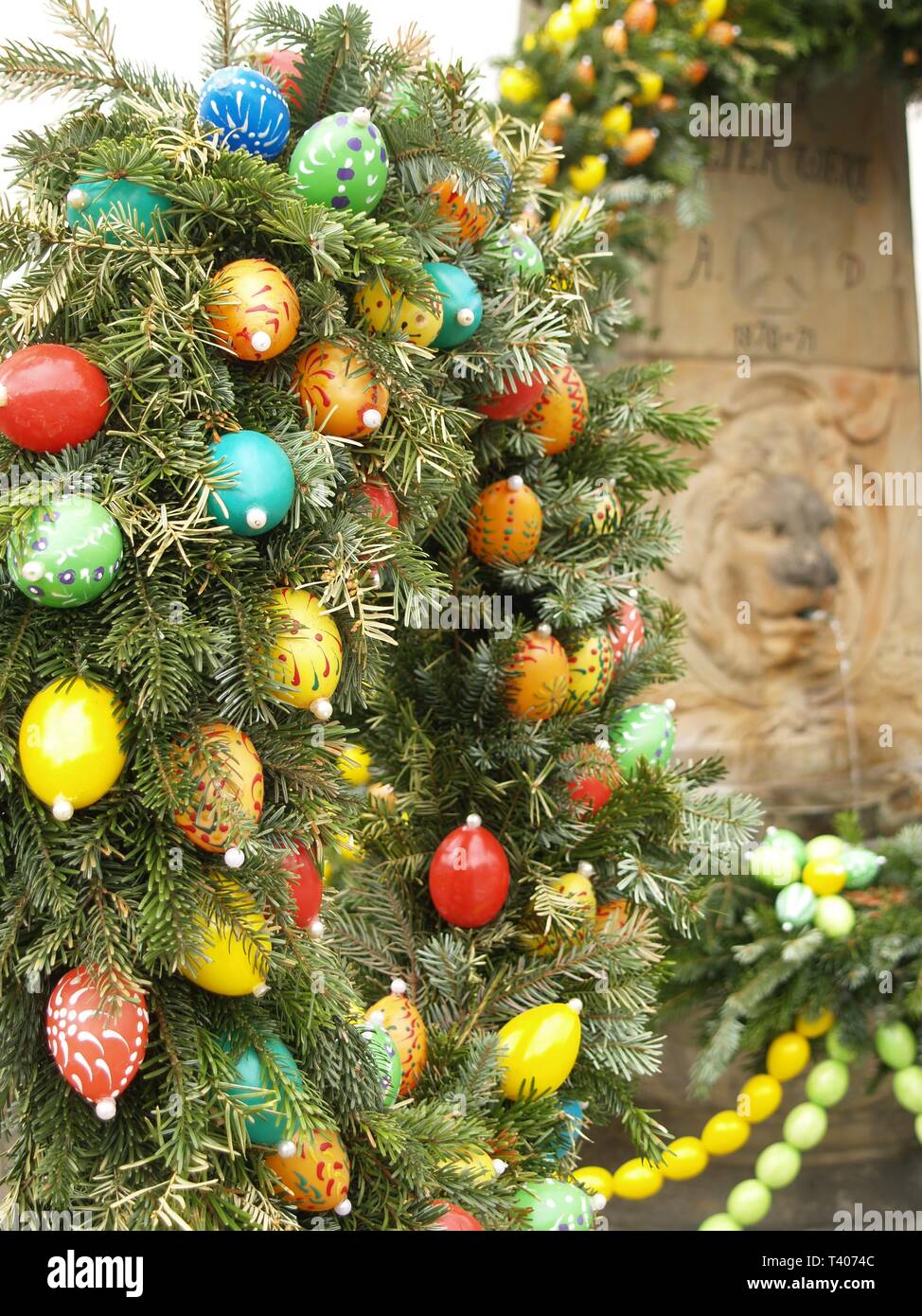Decoration of a Well Stock Photo - Alamy