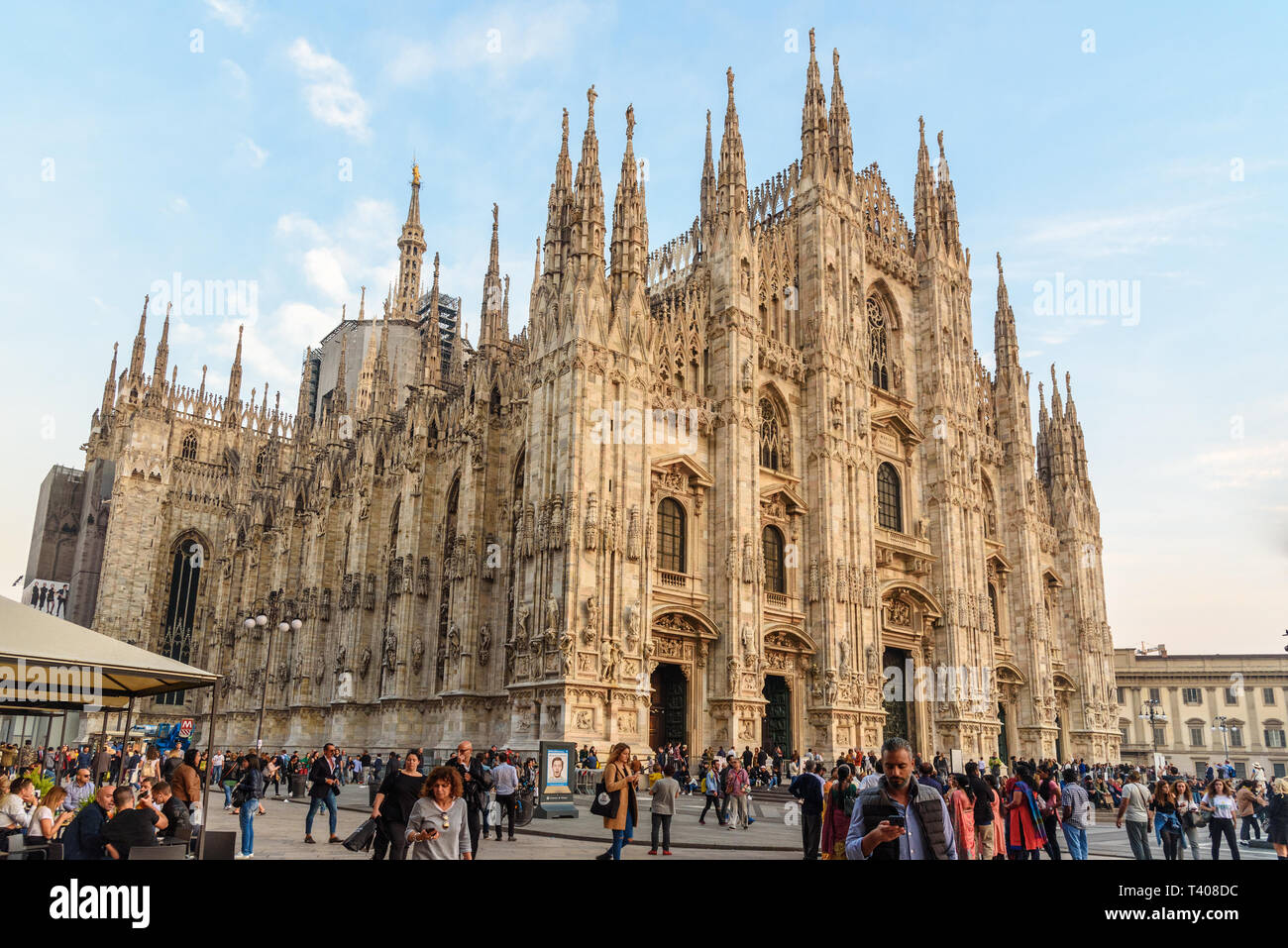 Milan, Italy - October 15, 2018: View of Cathedral Or Duomo Di Milano Stock Photo - Alamy