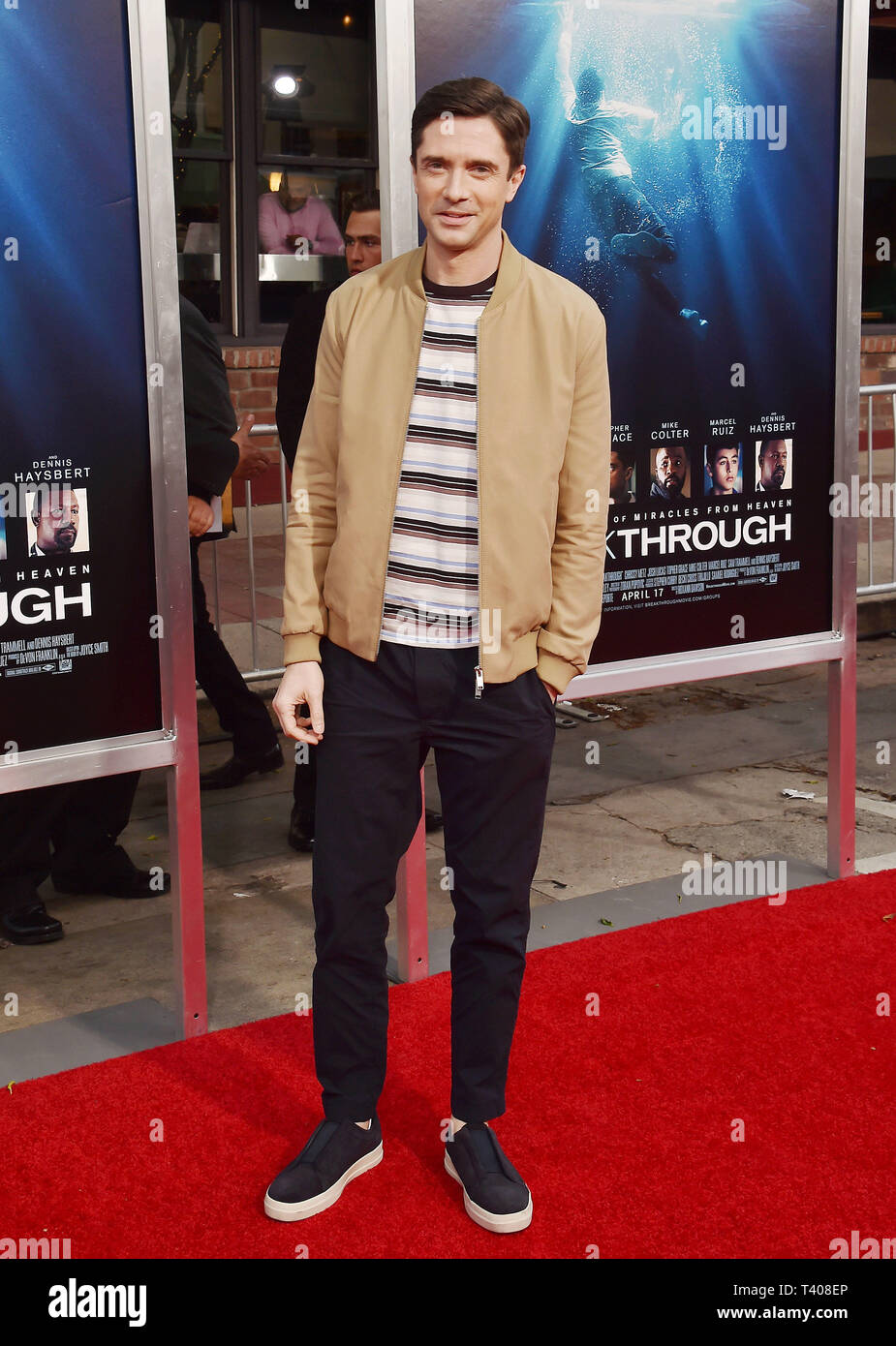 WESTWOOD, CA - APRIL 11: Topher Grace attends the premiere of 20th ...