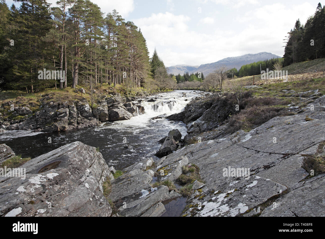 River orchy waterfall hi-res stock photography and images - Alamy