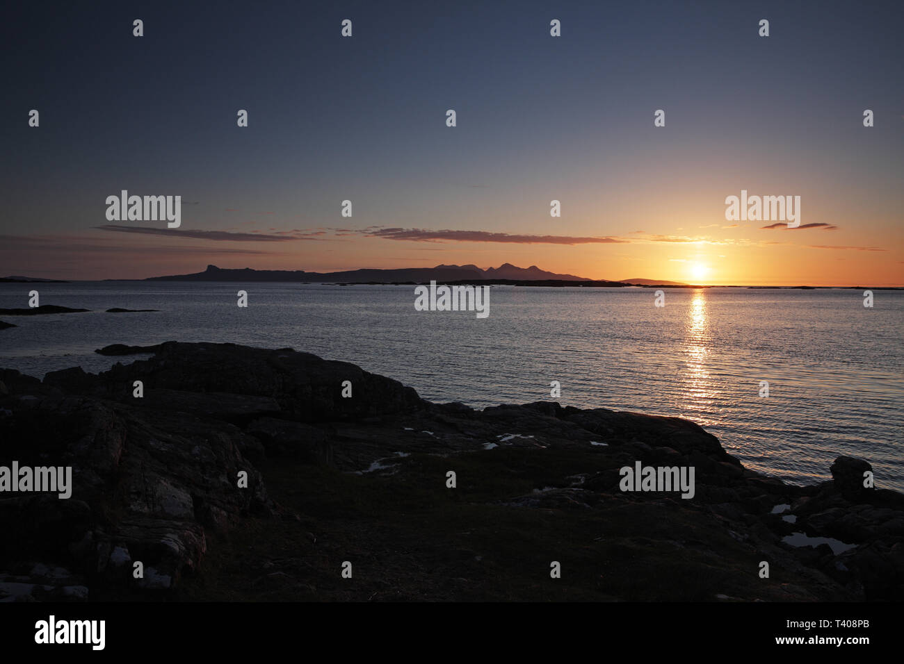 Loch nan Ceall Rhu Arisaig Highland Region Invernesshire Scotland UK ...