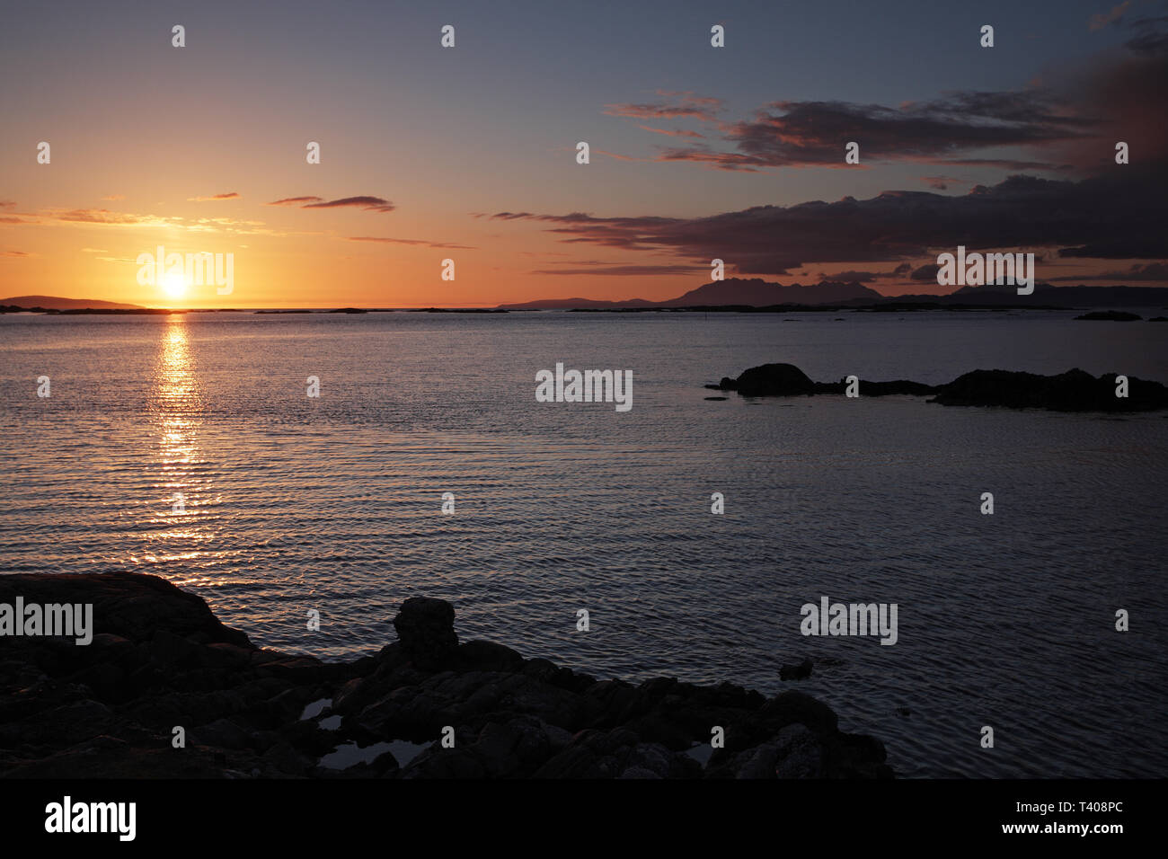 Loch nan Ceall Rhu Arisaig Highland Region Invernesshire Scotland UK ...