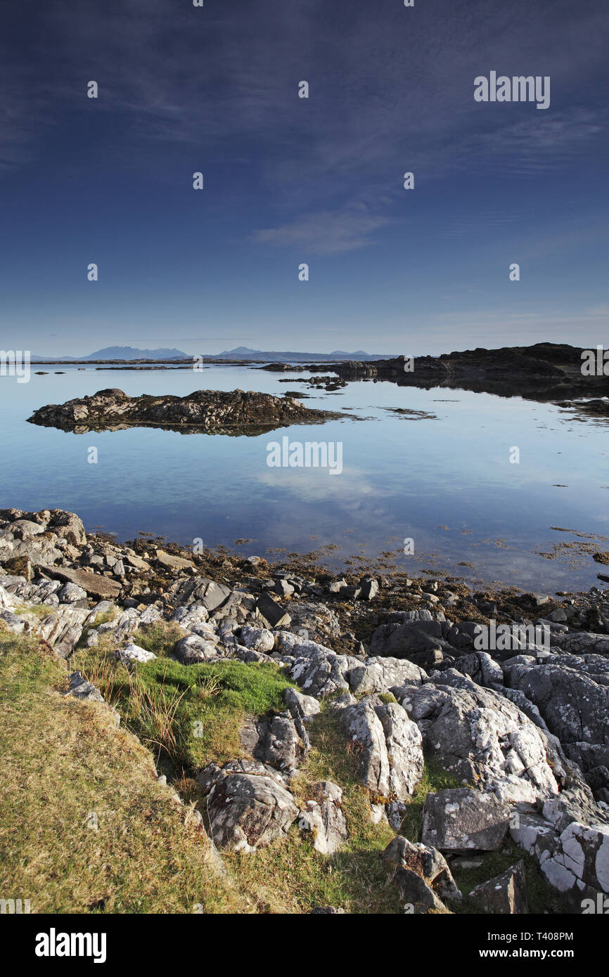 Loch nan Ceall Rhu Arisaig Highland Region Scotland UK Stock Photo - Alamy
