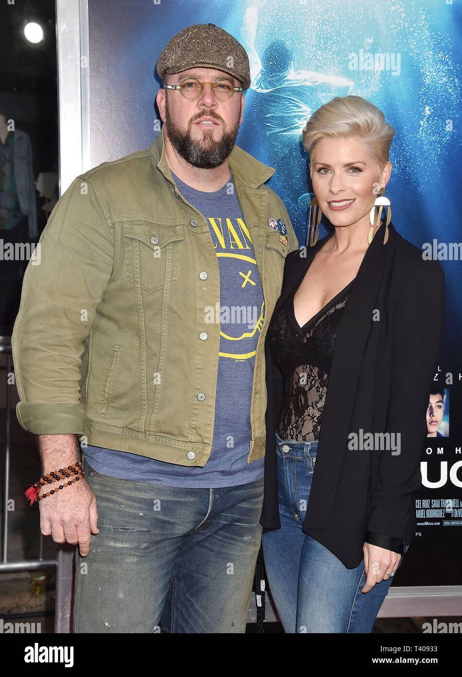 WESTWOOD, CA - APRIL 11: Chris Sullivan (L) and Rachel Sullivan attend ...