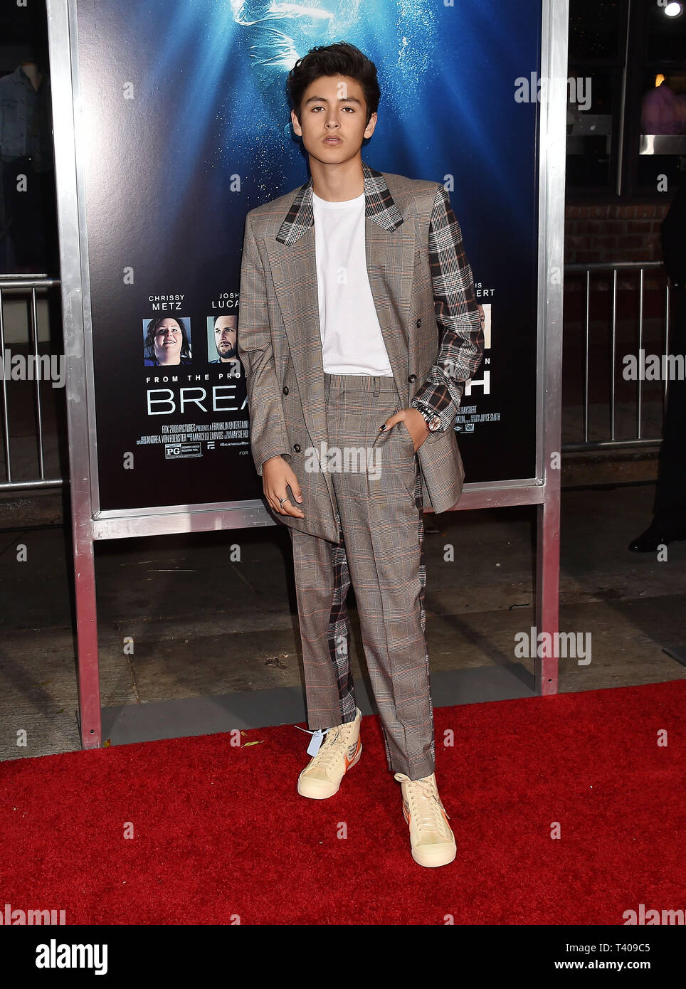 WESTWOOD, CA - APRIL 11: Marcel Ruiz attends the premiere of 20th ...