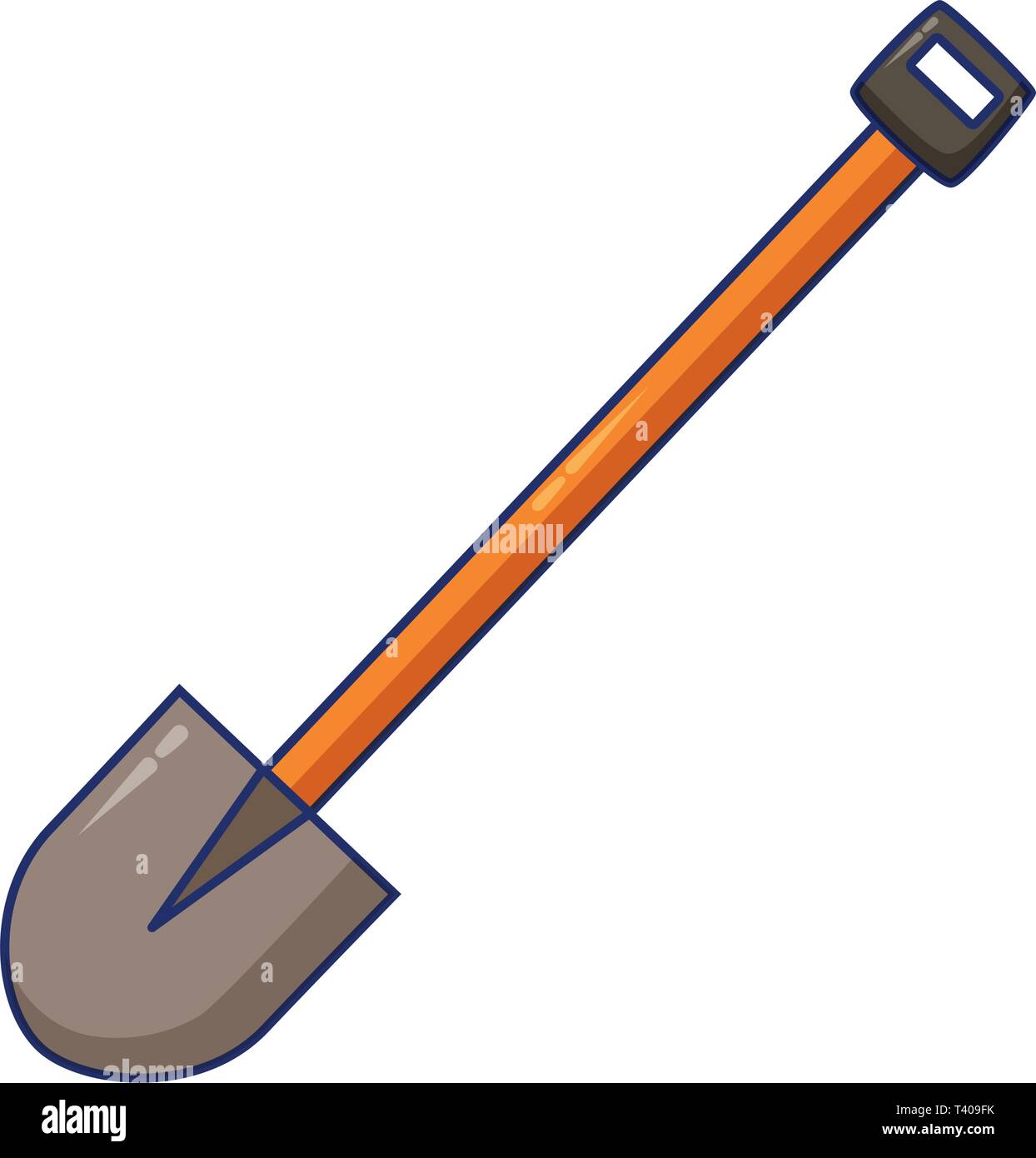shovel construction tool Stock Vector Image & Art - Alamy