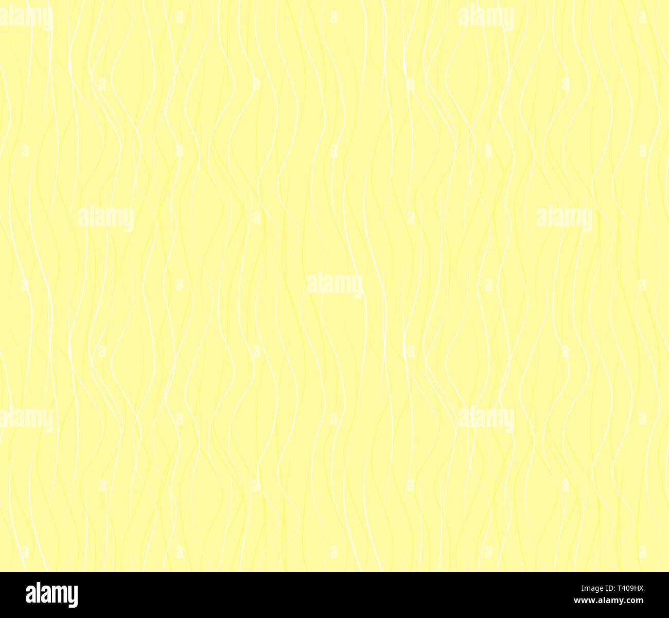 Vector seamless pattern with wavy drawn lines on a yellow backgound ...
