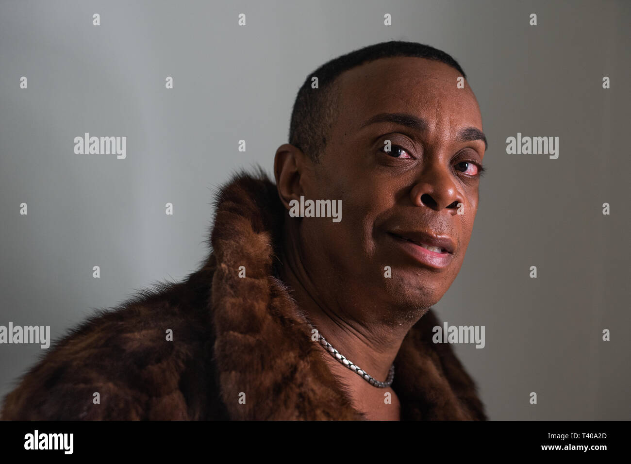 53 year old African American man who works as an actor Stock Photo - Alamy